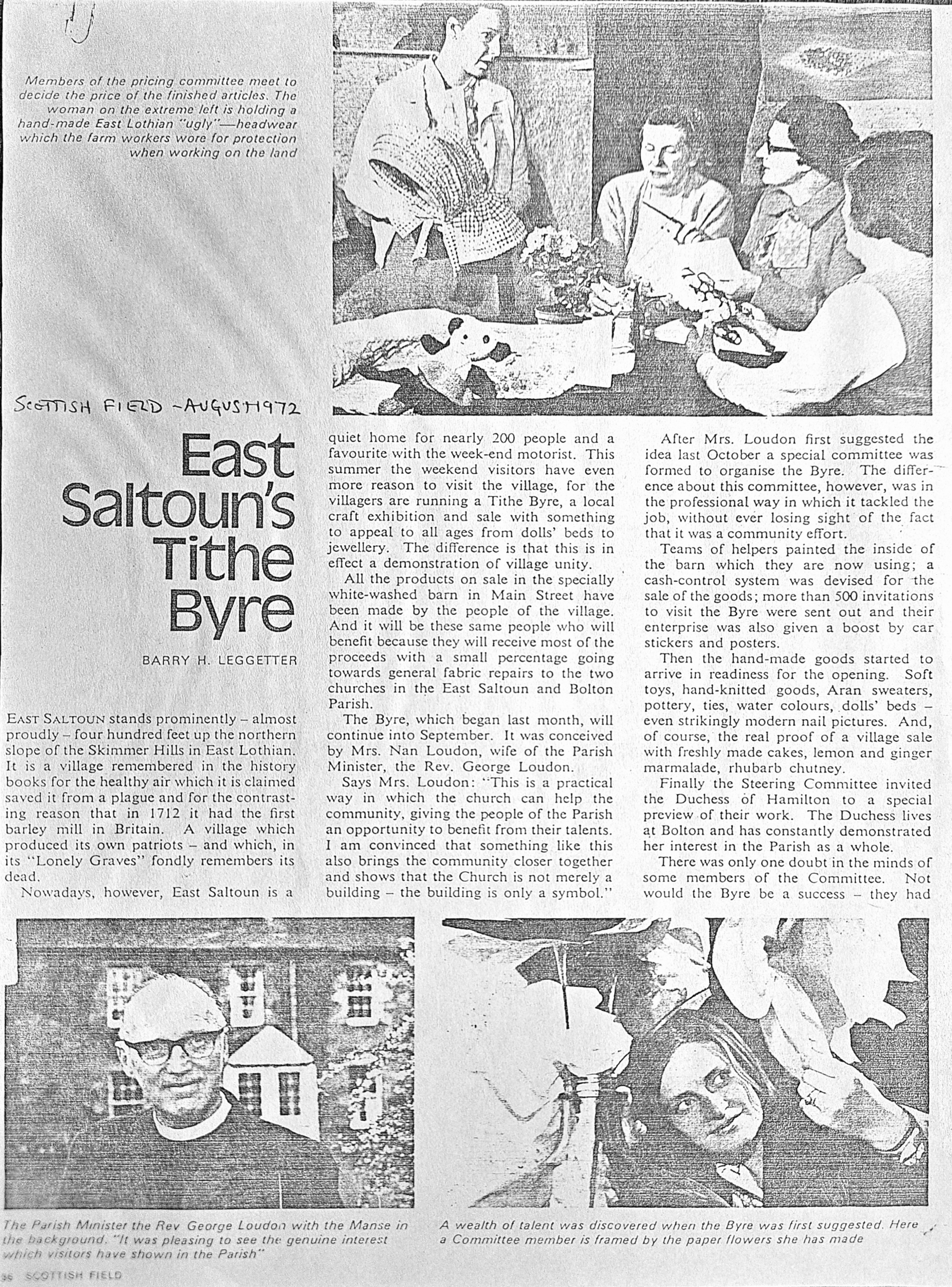 Museum – Saltoun Local History Group